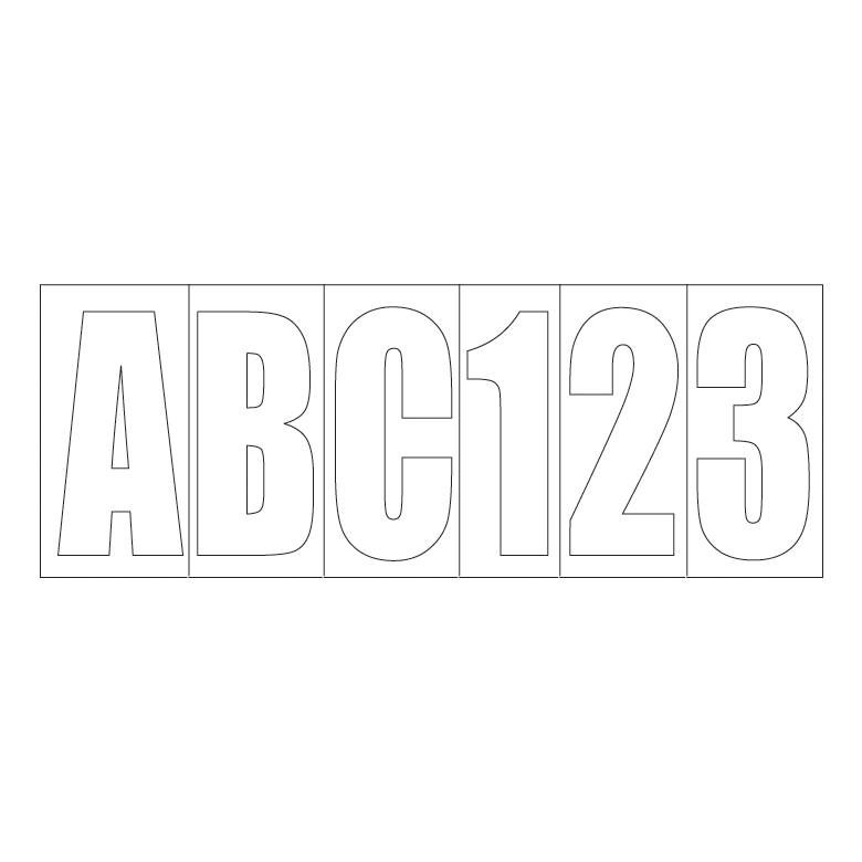 Bass Pro Shops® Block Letter and Number Decal Kits | Bass Pro Shops Canada